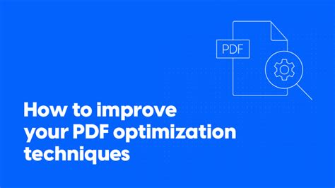 how to improve your pdf optimization techniques flipsnack blog