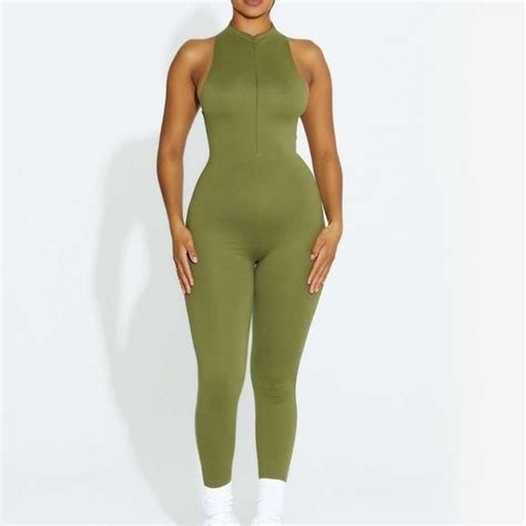 Naked Wardrobe Pants Jumpsuits Naked Wardrobe Barely Zipped