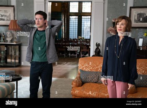 The Dropout From Left Dylan Minnette As Tyler Shultz Anne Archer As Charlotte Shultz Iron