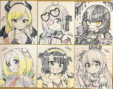 明日コミケに持ってく色紙ですふ市長ホロ50ホロケット2 25 日 の漫画