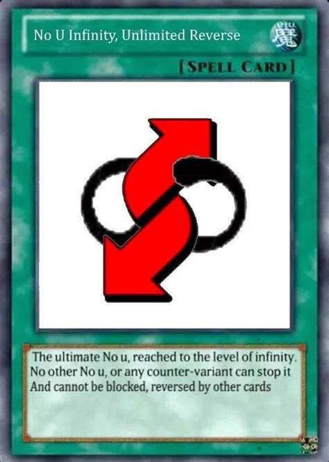 Got This Picture From Discord One Time No U Infinity Unlimited