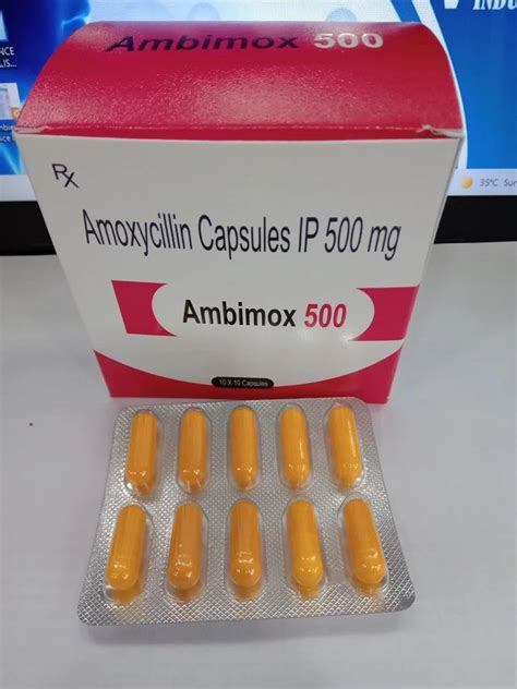 Ambimox 500 Amoxicillin Capsules Ip 500 Mg At Best Price In Haridwar