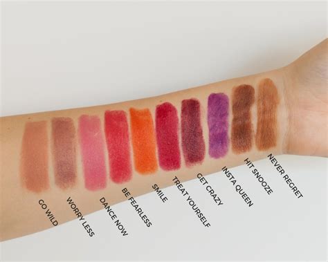 Almay Lip Vibes Swatches Review Twinspiration Lip Colors Almay