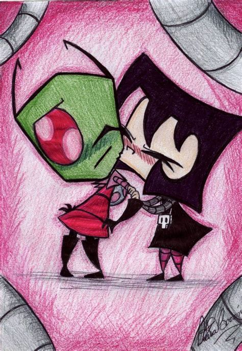 Won Her Heart Invader Zim Fan Art 12034438 Fanpop