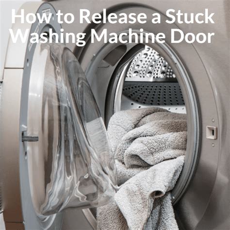How To Release A Stuck Washing Machine Door Hubpages