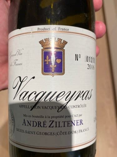 André Ziltener Vacqueyras Vivino US