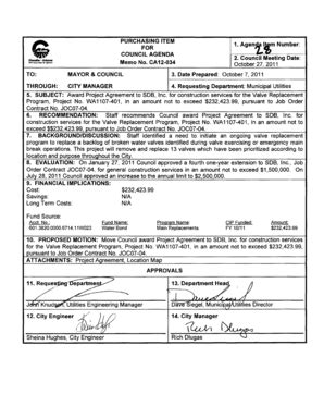 Fillable Online Chandleraz Project Agreement Wa1107 401 City Of