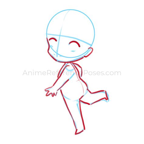 Anime Chibi Poses Free Drawing Reference