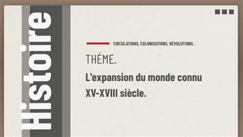 Evaluation L Expansion Du Monde Connu