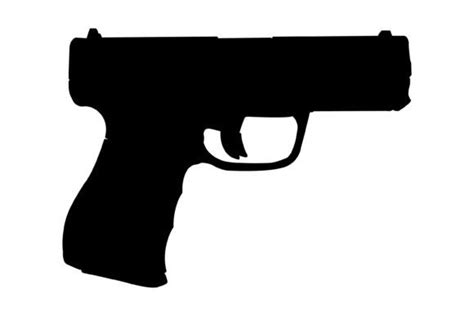 Pistol Silhouette Graphic By Illustrately Creative Fabrica