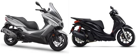 Motorrad Vergleich Kymco X Town 125i ABS 2021 Vs Piaggio Medley 125 S 2022