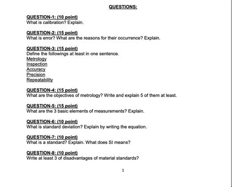 questions question 1 10 ﻿point what is calibration