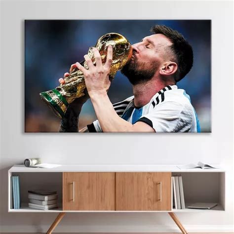 Cuadro X Messi Campe N Copa Del Mundo Argentina En Venta En