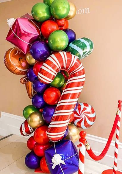 10 Decoraciones De Navidad Con Globos