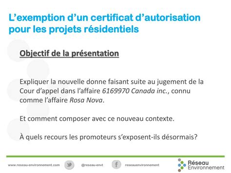 Ppt Quand Condos Bungalows Et Cours Deau Doivent Faire Bon