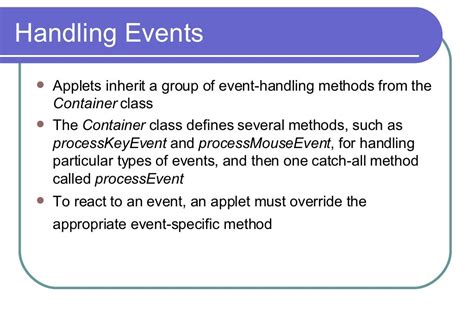 applet architecture introducing java applets