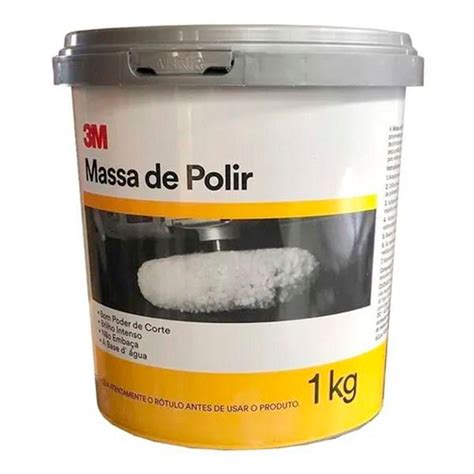 Kit 6 Massa Polir 1kg 3m Shopping Do Inter