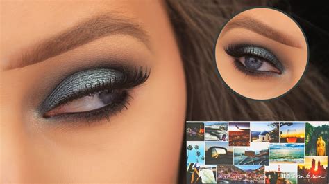 COOL TONED SMOKEY EYE URBAN DECAY BORN TO RUN PALETTE TUTORIAL YouTube