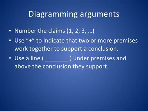 diagramming arguments