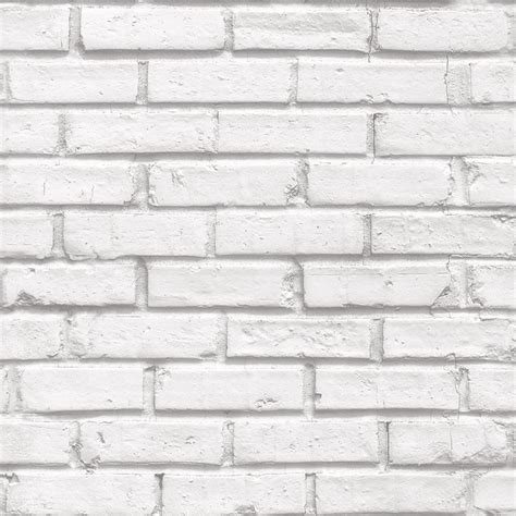 Papel De Parede Tijolinho Branco Vin Lico Importado No Elo Ld