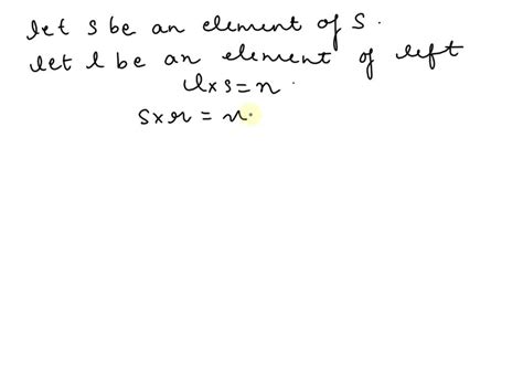 solved 2 let be a binary operation on a set s assume the domain of definition of is s2 assume