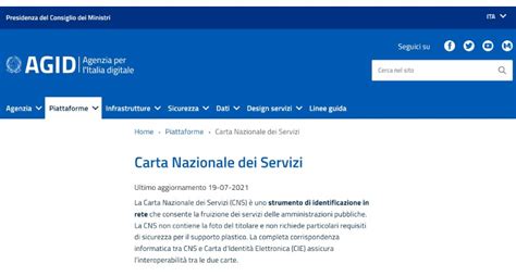 CNS cos è a cosa serve e come funziona per le imprese