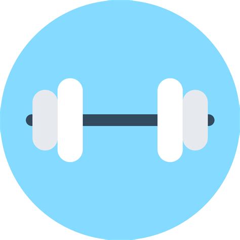 Dumbbell Gym Vector SVG Icon SVG Repo