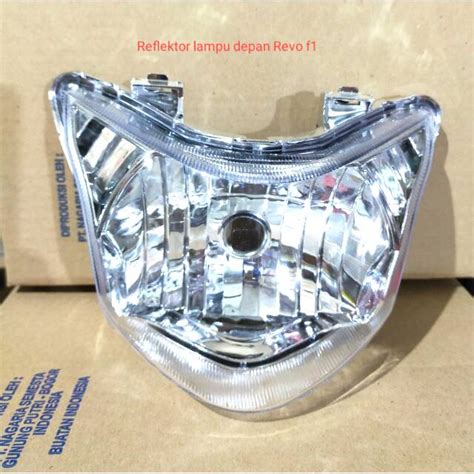 Jual REFLEKTOR LAMPU DEPAN REVO F1 Merk NARITA Shopee Indonesia
