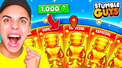 Compré MUCHAS RULETAS del NINJA ORO en Stumble Guys especial