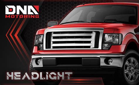 DNA MOTORING Conjunto De Faros HL OH DD974P BK AM Lado Del Conductor Y