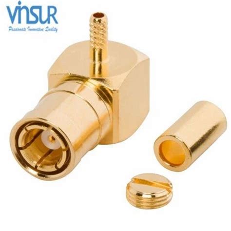 11612012 Rf Connector 50ohms Smb Male Right Angle Crimp Type