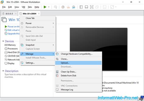 Export And Import Vmware Esxi And Virtual Machines In Vmware