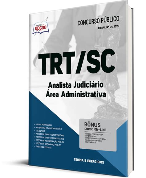 Apostila TRT SC Analista Judiciário Área Administrativa