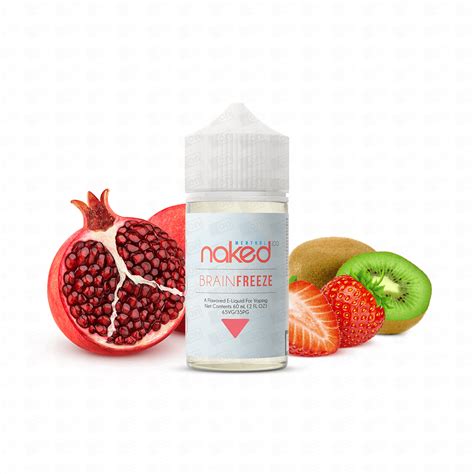 Líquido Naked 100 Menthol Freebase 0mg Brain Freeze VaporON