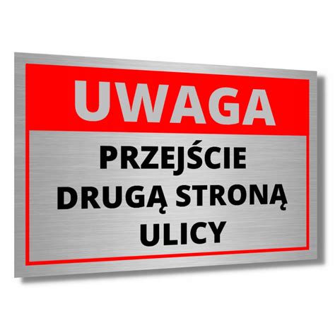 Tabliczka Zakaz Przejścia Niska cena na Allegro pl