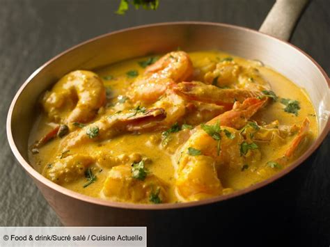 Crevettes au curry et lait de coco facile découvrez les recettes de