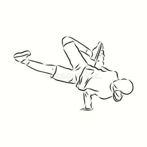 Breakdance Coloring Pages Sketch Coloring Page