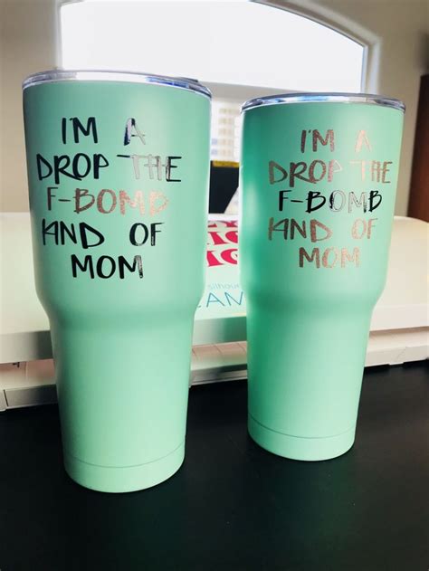 How To Seal Vinyl On Tumblers Decals For Yeti Cups Mom Tumbler Diy