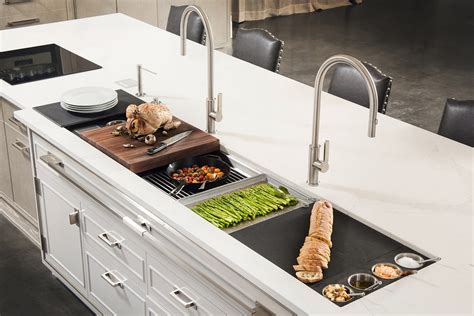Kitchen Island With Cooktop And Prep Sink Things In The Kitchen