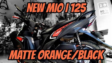 New Mio I Matte Orange Black Youtube
