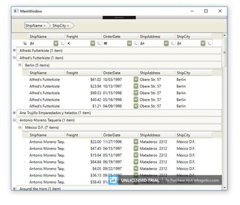 Building A Data Driven App Using WPF XamDataGrid