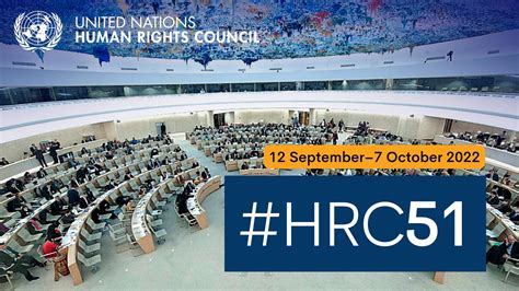 UN Human Rights Council On Twitter HRC51 PRESS RELEASE Human