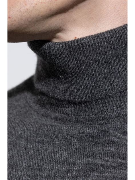 Theory Suéter De Cachemira Con Cuello Vuelto Gris FARFETCH MX