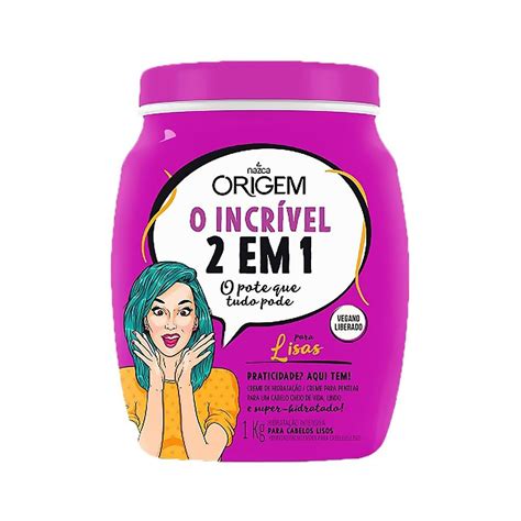 Creme de Hidratação e Para Pentear Origem 2Em1 Lisos 1Kg Submarino