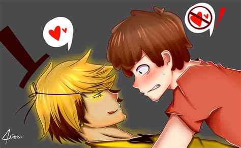 Bill Cipher X Dipper Pines By Xxmaicatxx On Deviantart