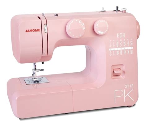 Máquina de coser recta Janome 3112 portable rosa 220V 240V CASA G V