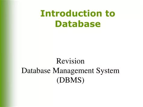 ppt revision database management system dbms powerpoint 86900 hot sex picture