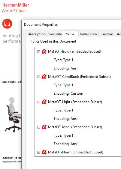 pdf font resource error