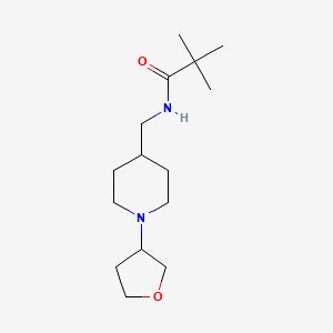 Dimethyl N Oxolan Yl Piperidin Yl Methyl Propanamide