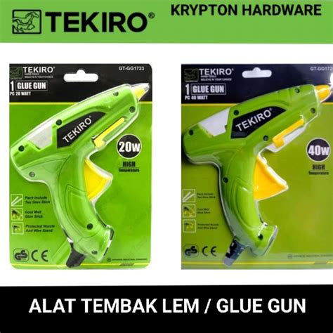 Jual Tekiro Alat Tembak Lem Glue Gun 20 40watt Original Product